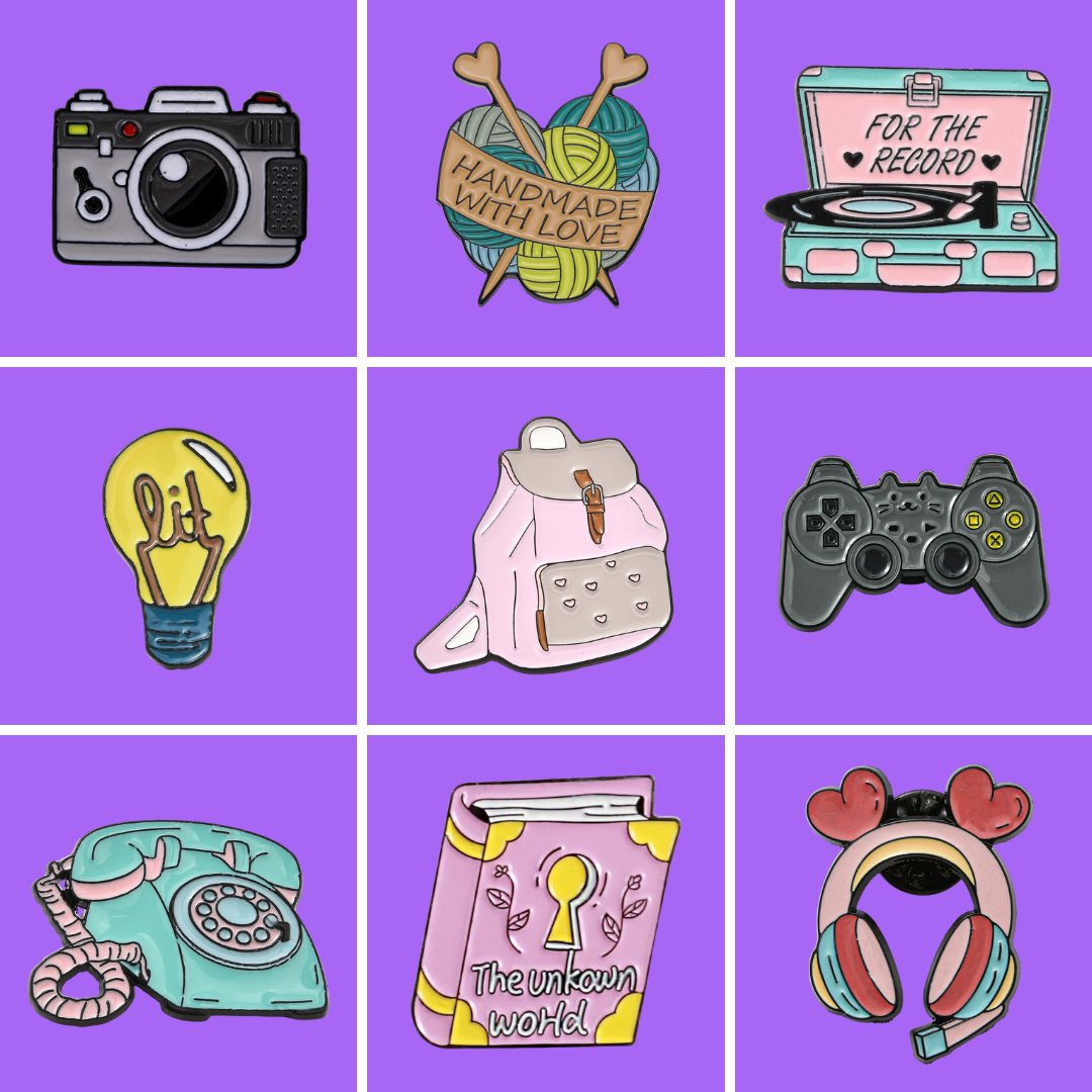 Item Enamel Pins – Jelly Metal