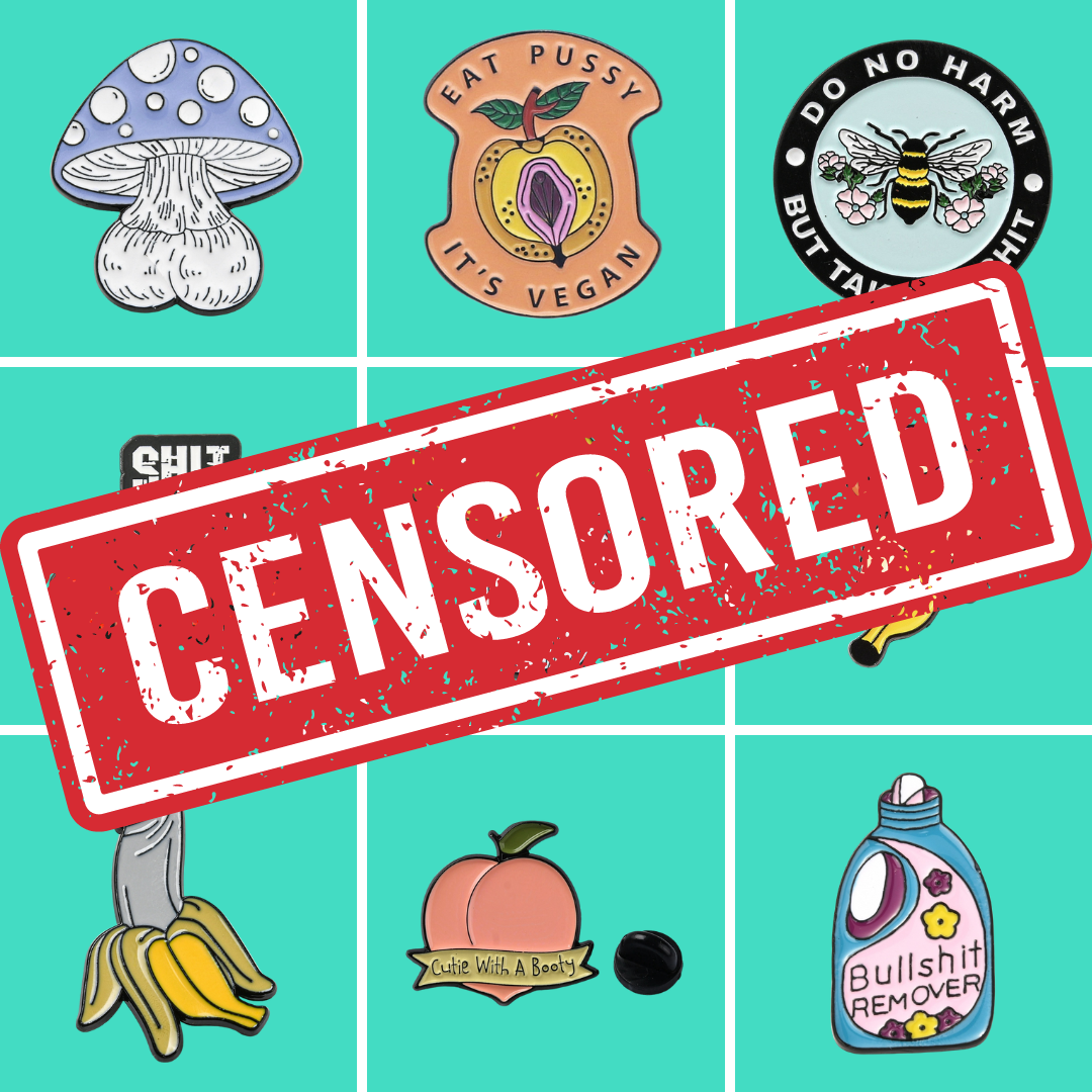 RUDE ONES Enamel Pins – Jelly Metal