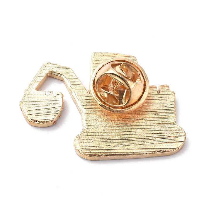 Digger enamel pin – Jelly Metal