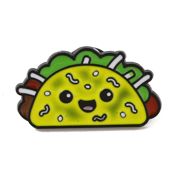 Taco enamel pin – Jelly Metal