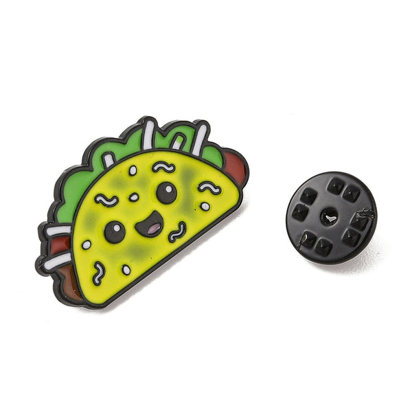 Taco enamel pin – Jelly Metal